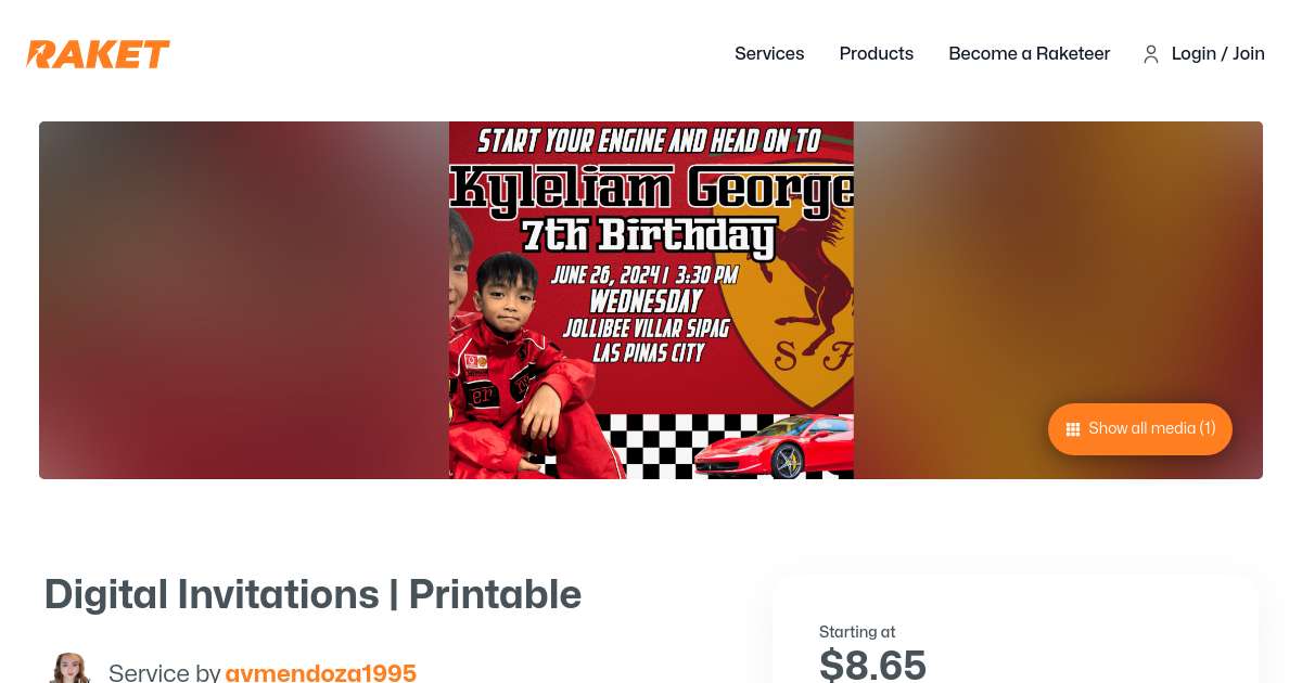 Digital Invitations | Printable by avmendoza1995 - Raket.PH