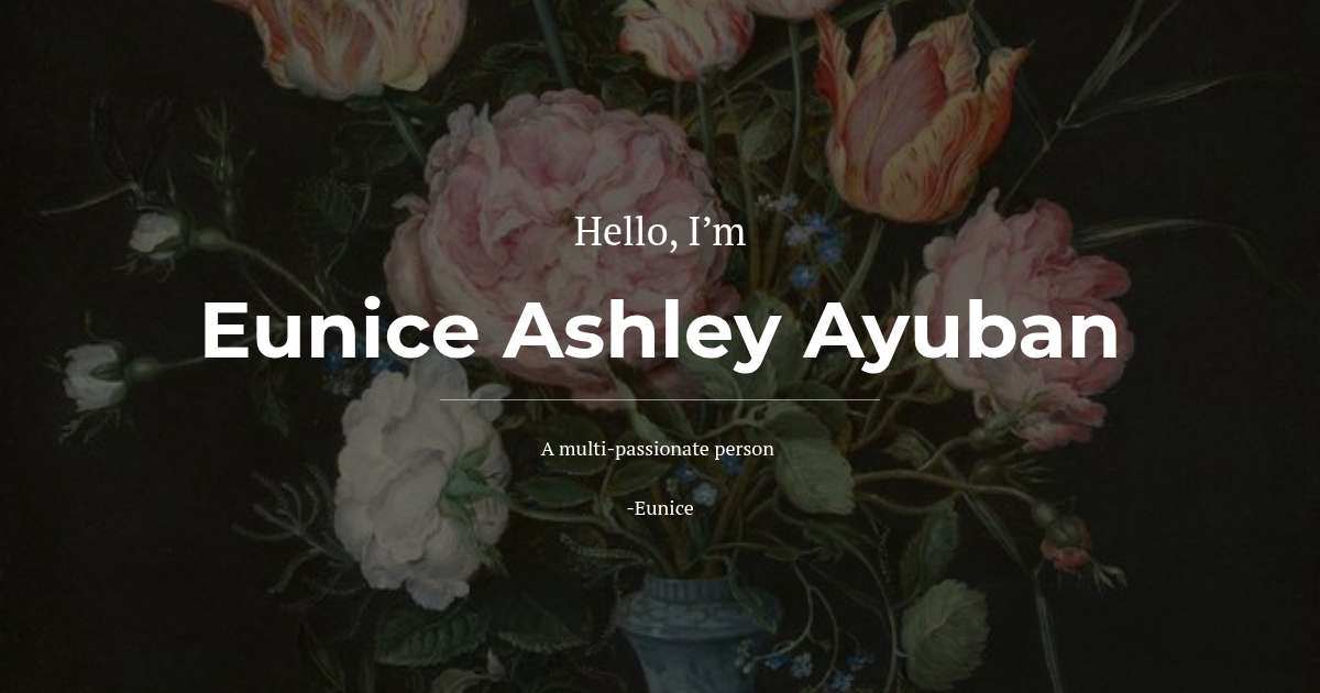 Eunice Ashley Ayuban