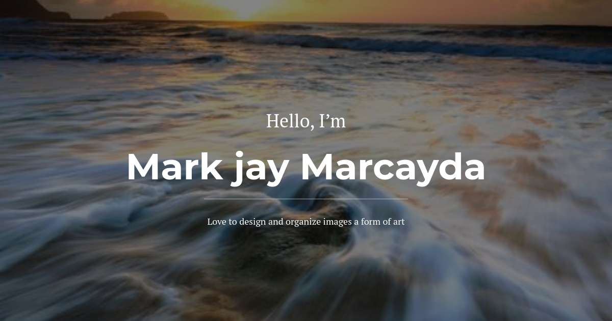Mark jay Marcayda