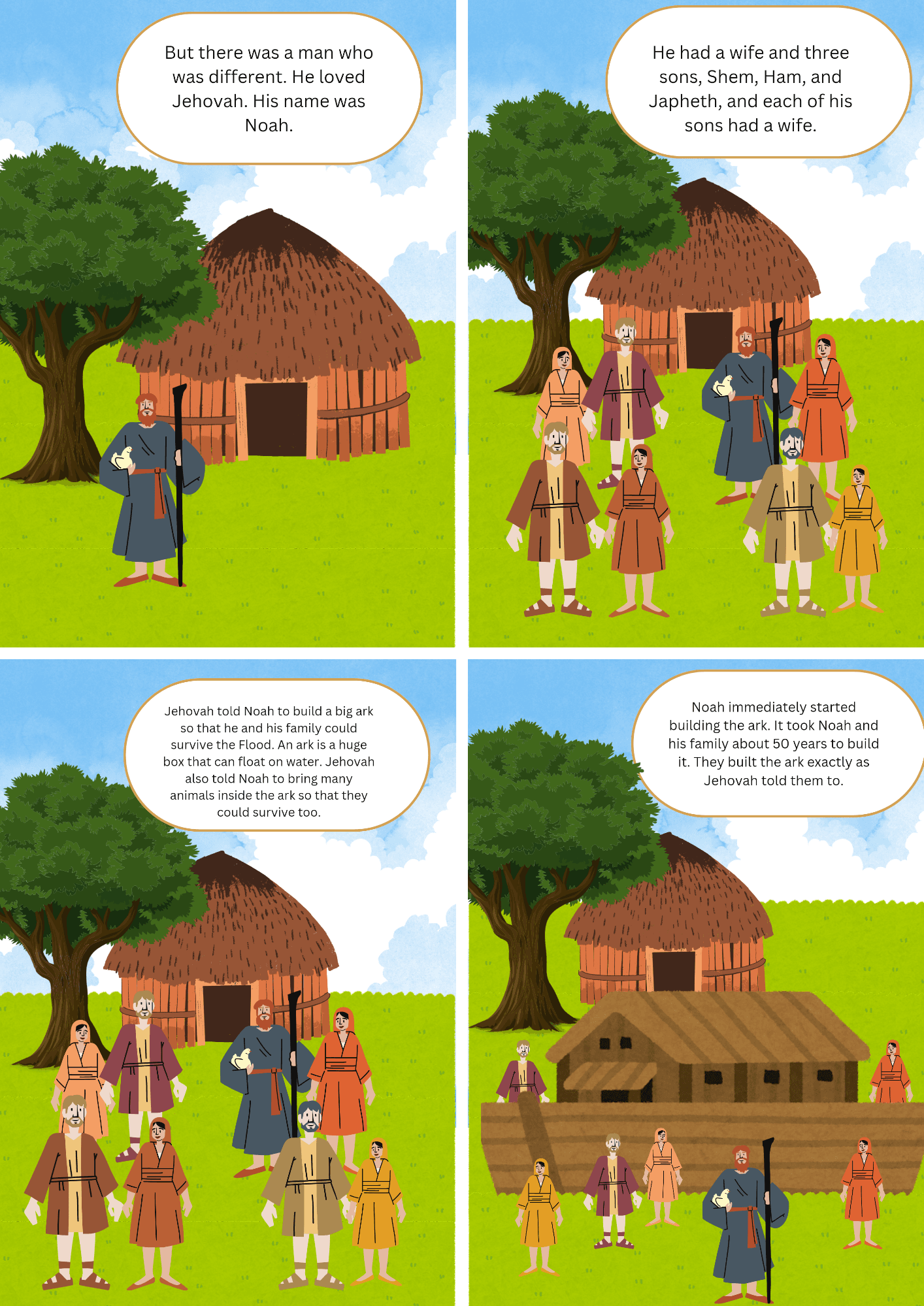 Noah And His Three Sons