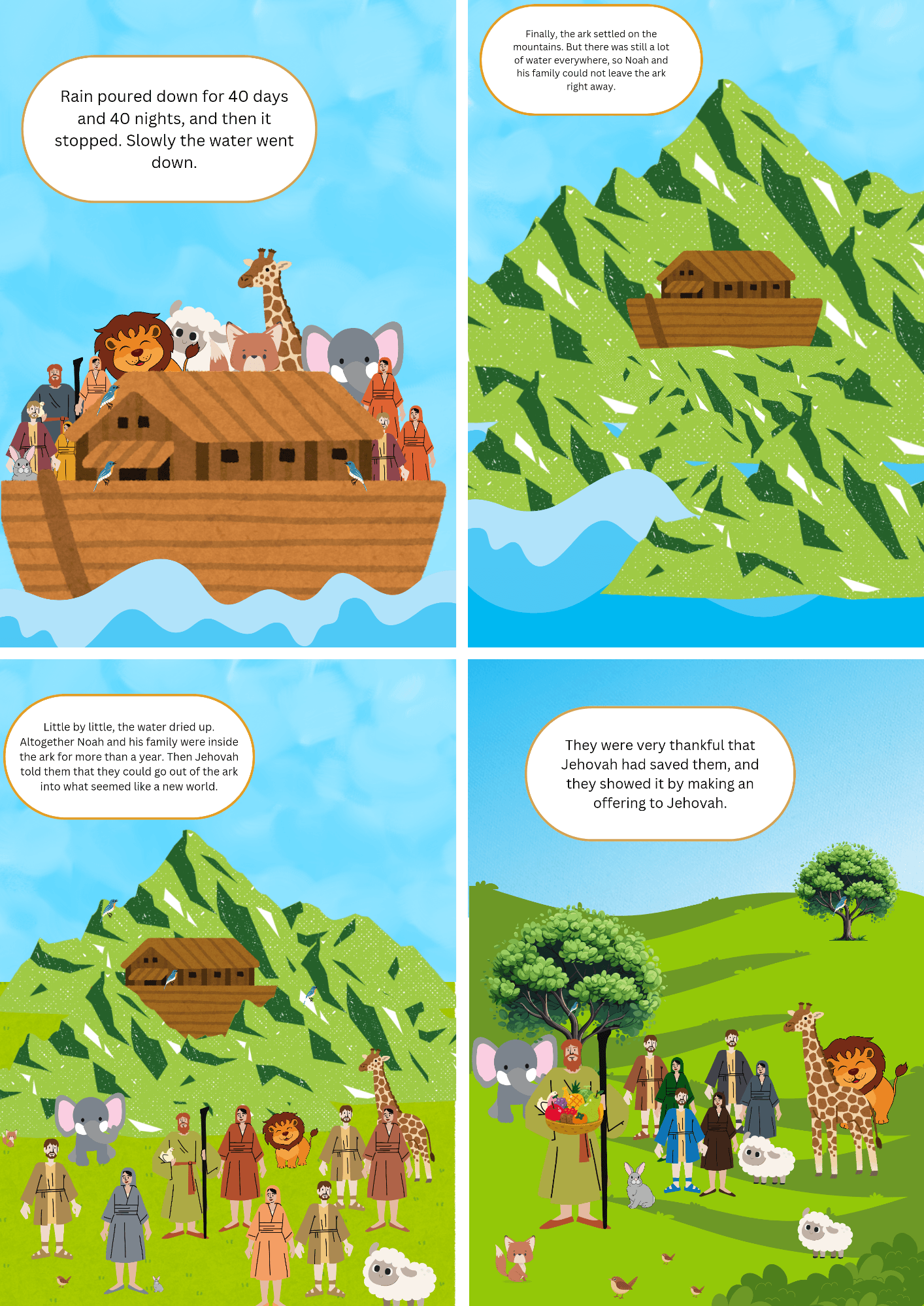 Noah And His Family Clipart Mr. Noah & The Second Flood 2024