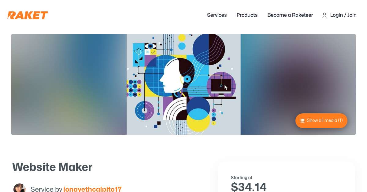 Website Maker by jonayethcalpito17 - Raket.PH