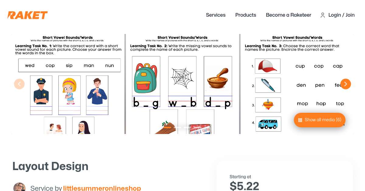 Layout Design by maam_olyns_corner - Raket.PH