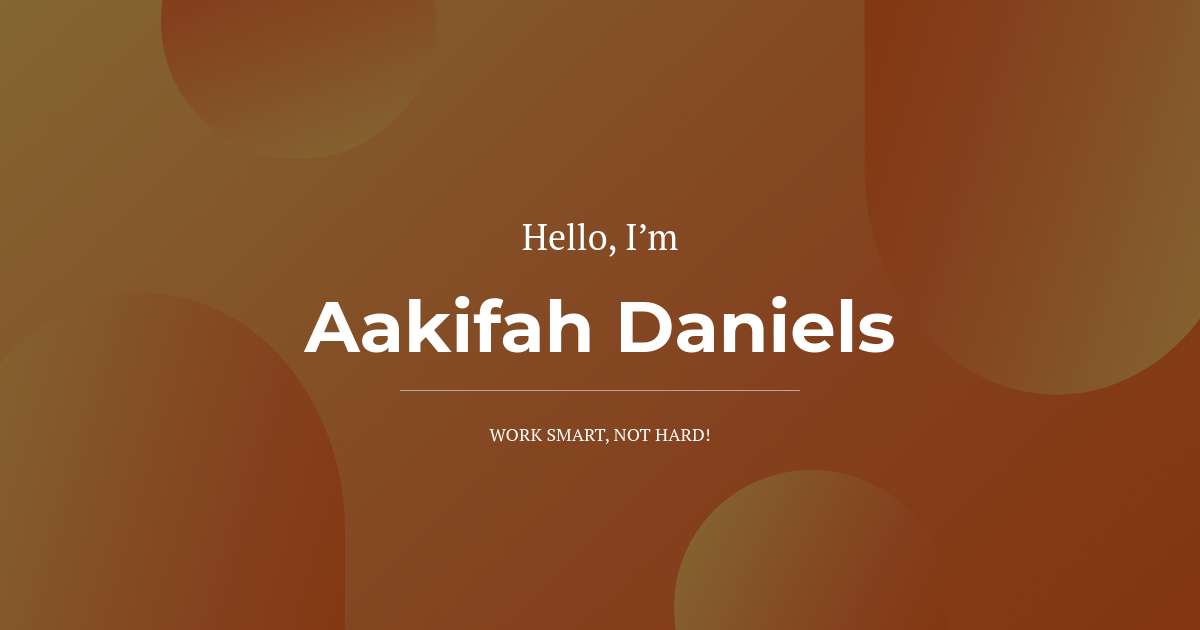 Aakifah Abbass Daniels