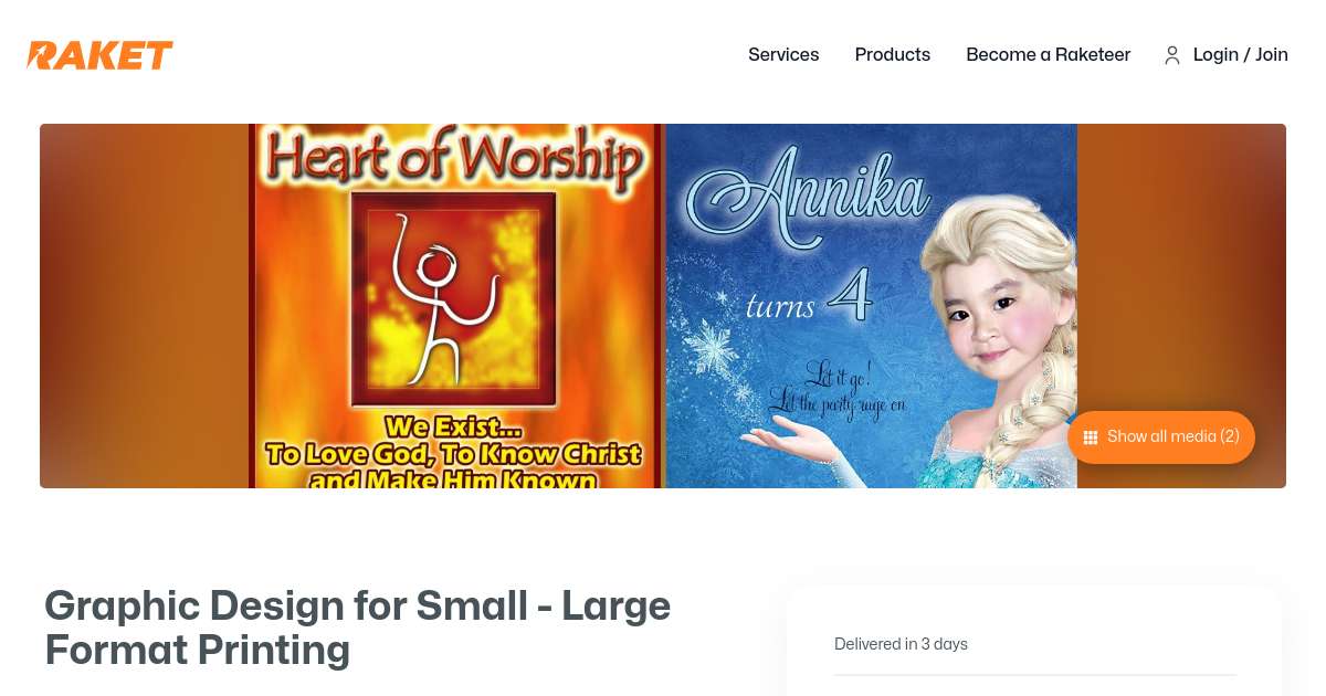 Graphic Design for Small - Large Format Printing by anndigicraft - Raket.PH