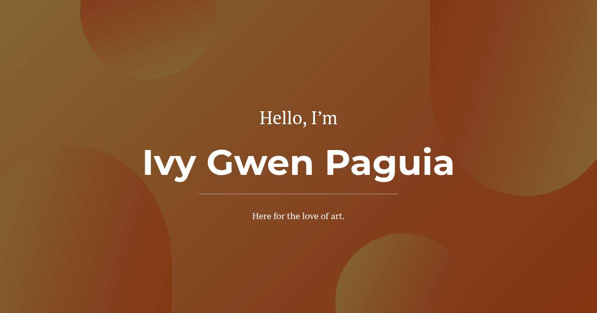 Ivy Gwen Paguia