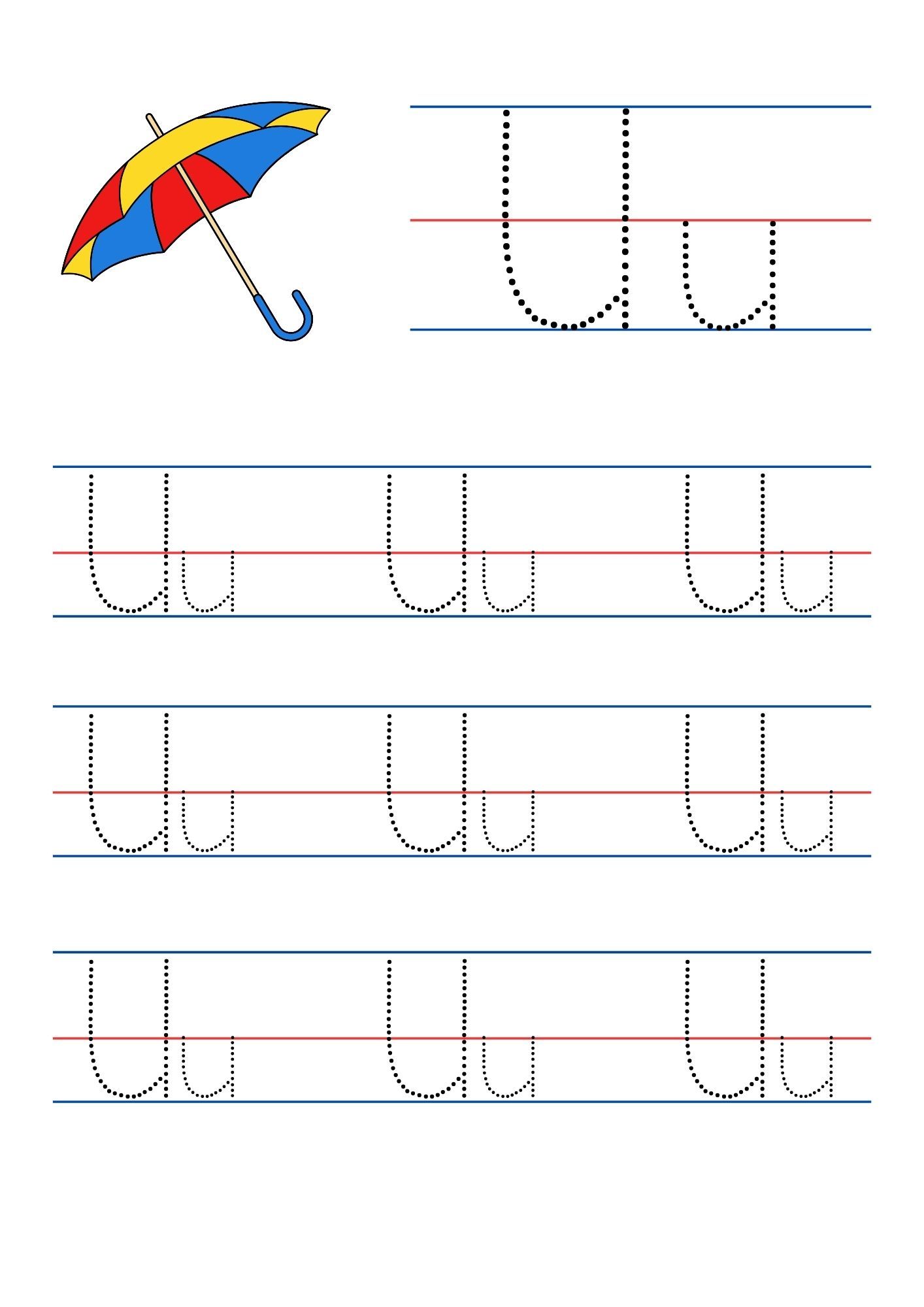 Blue Red Lines Logo