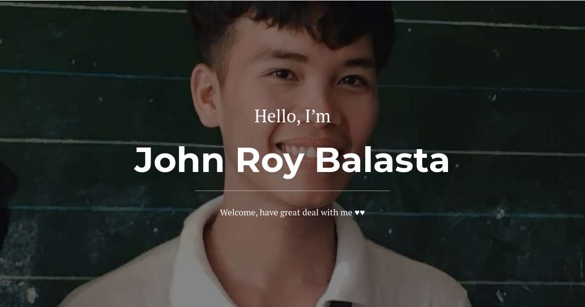 John Roy Balasta