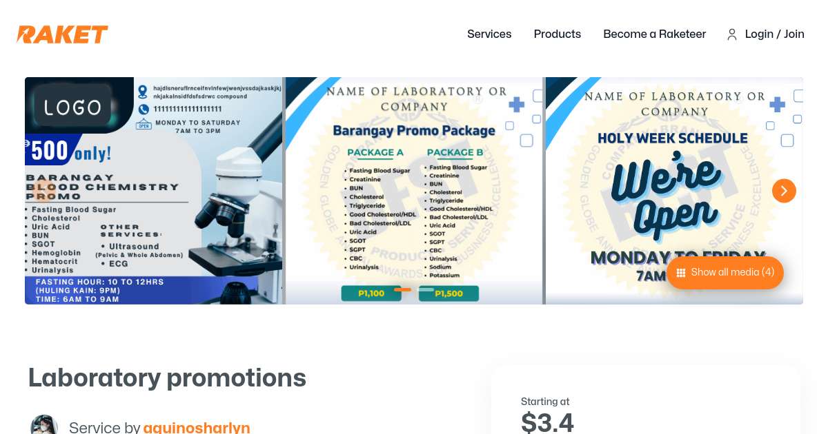 Laboratory promotions by aquinosharlyn - Raket.PH