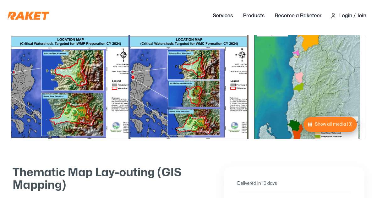 Thematic Map Lay-outing (GIS Mapping) by ikadafinds - Raket.PH