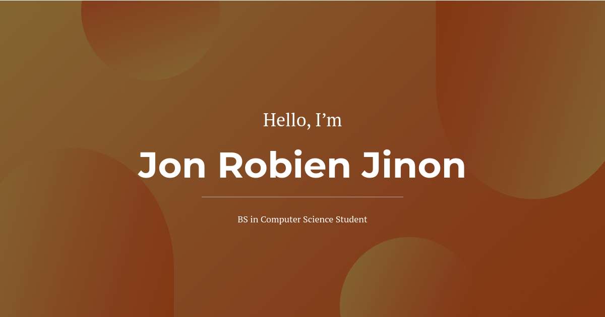 Jon Robien Jinon