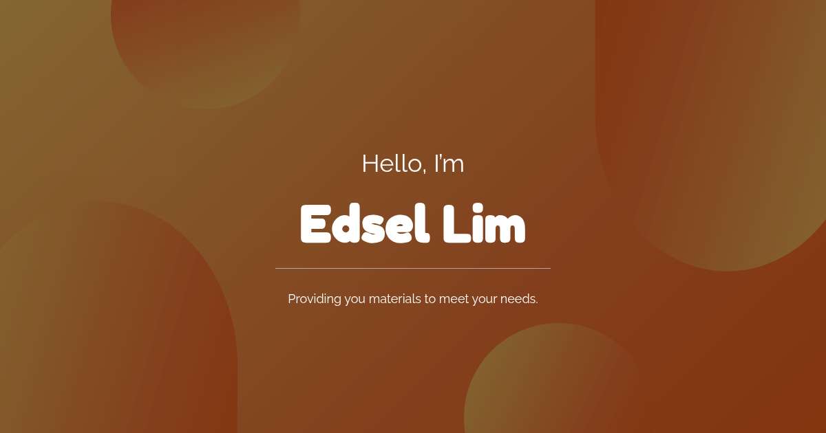 Edsel Lim