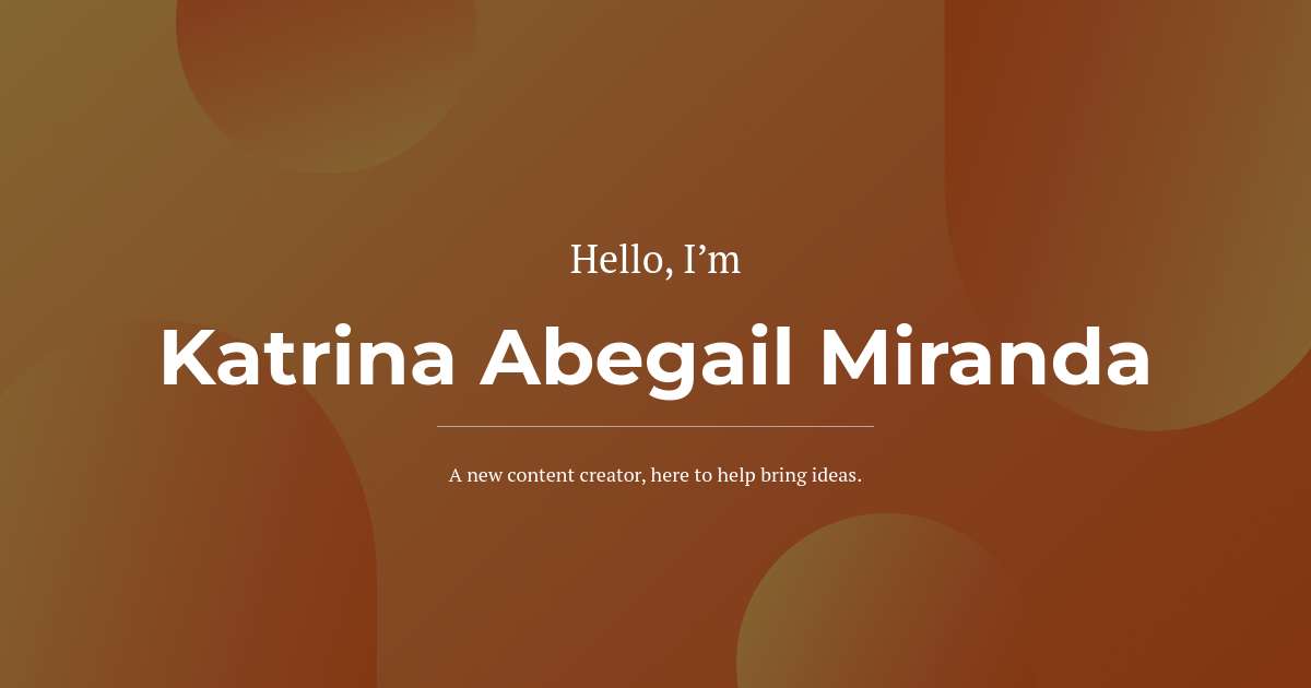 Katrina Abegail Miranda