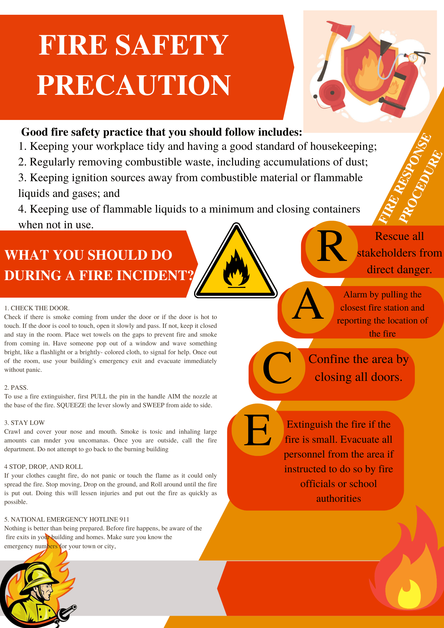 Infographics Fire Safety Tips
