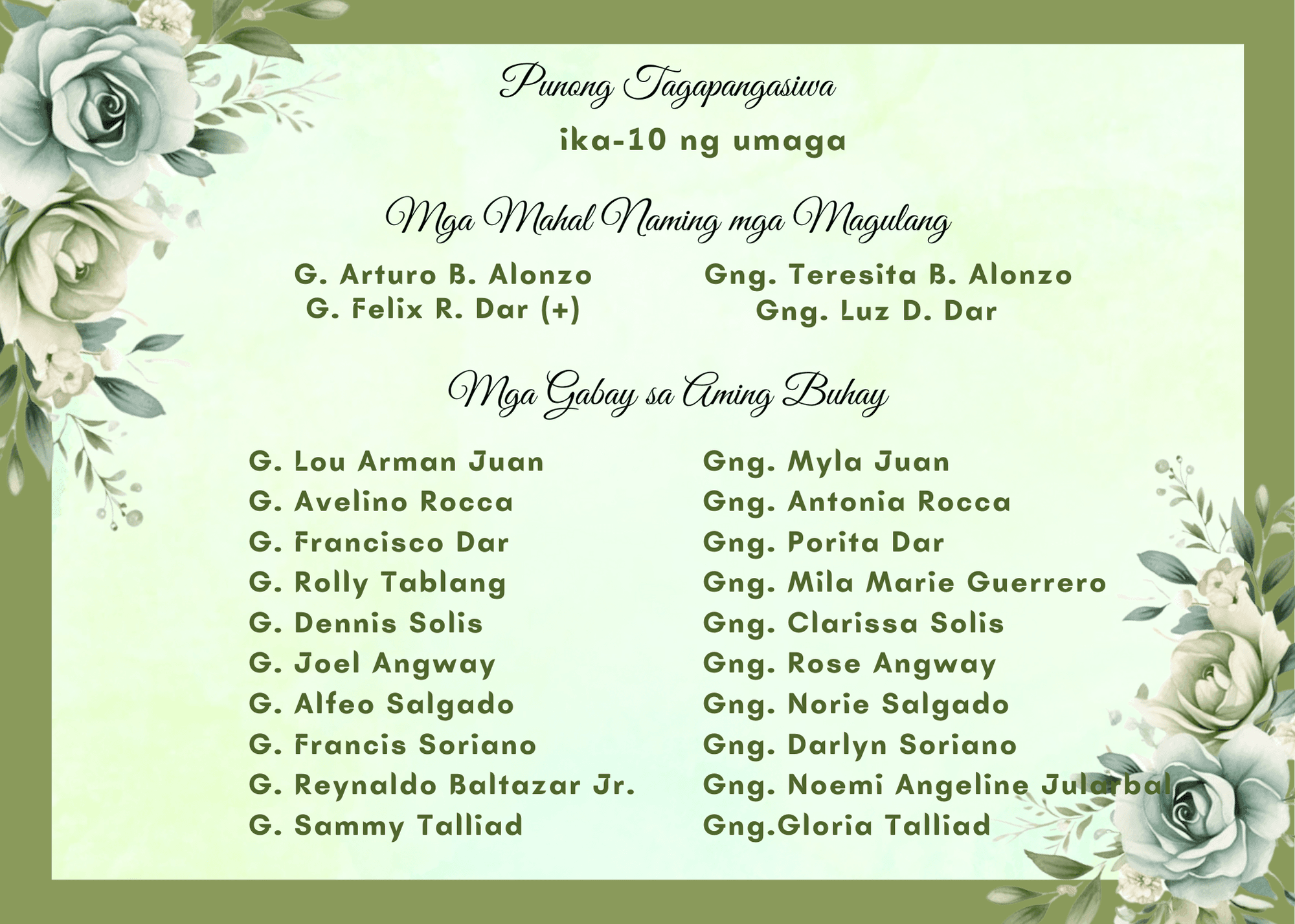Wedding Invitation In Tagalog FILIPINIANA Wedding Party Ideas | Photo
