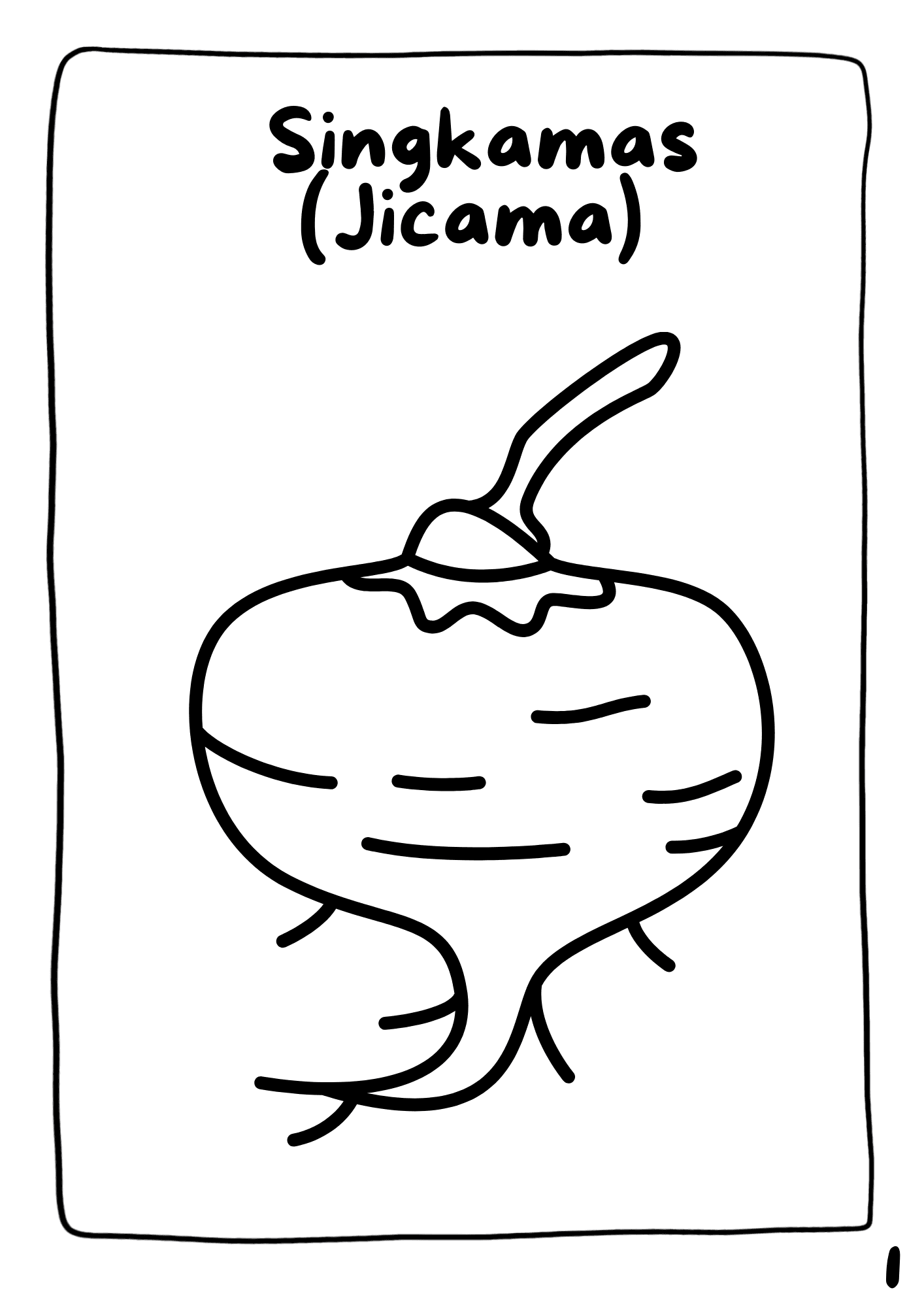 Bahay Kubo Vegetables Coloring Bahay Kubo Coloring Book By