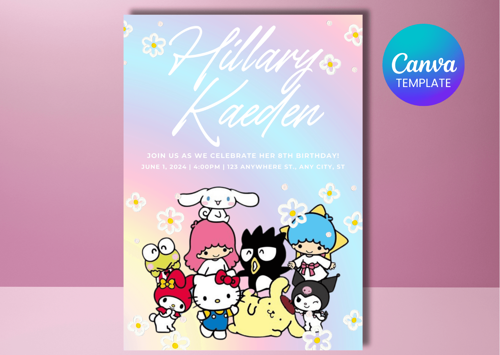 Characters For Birthday Invitations