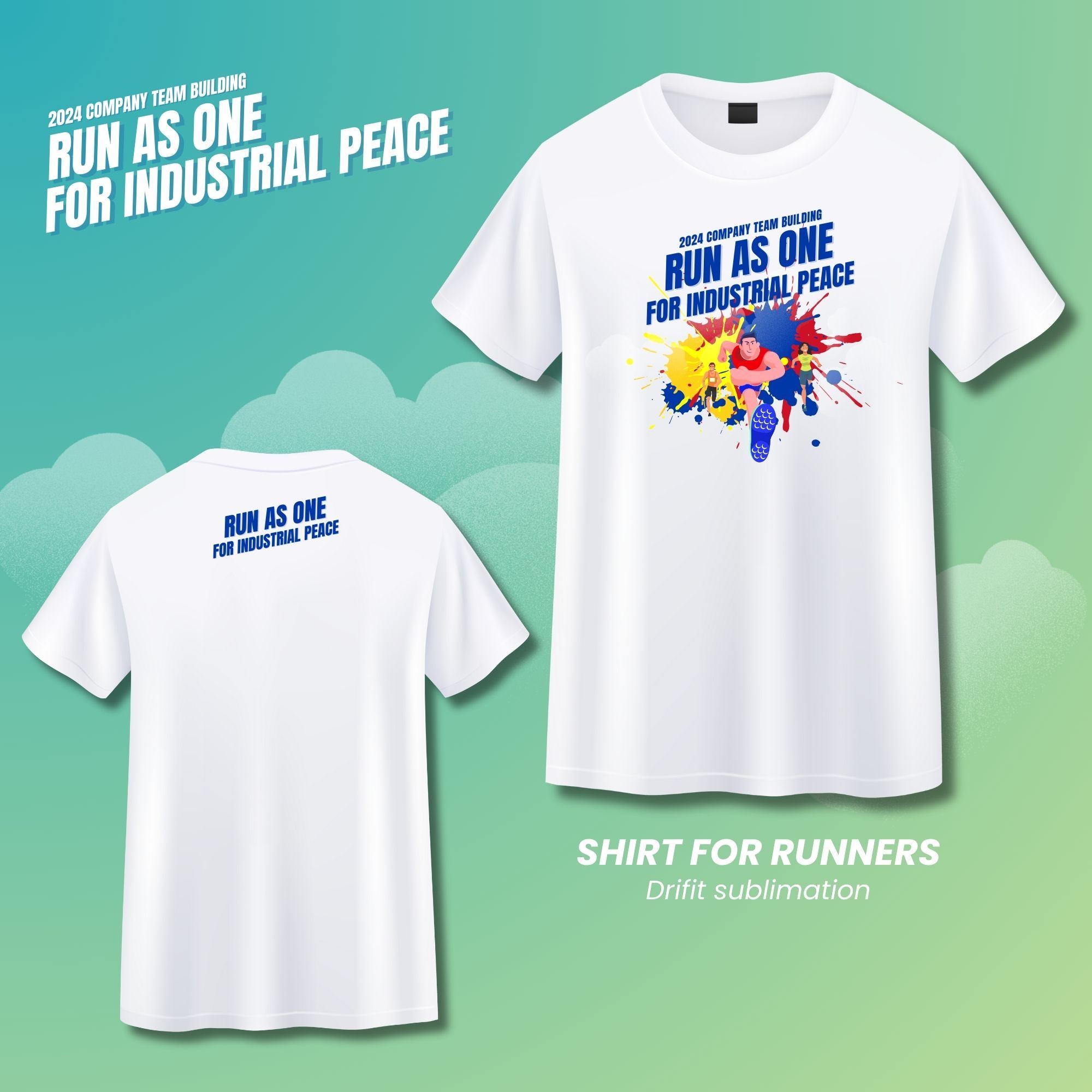 Fun Run T Shirt Designs Let's Run Together, Motivational T Shirt