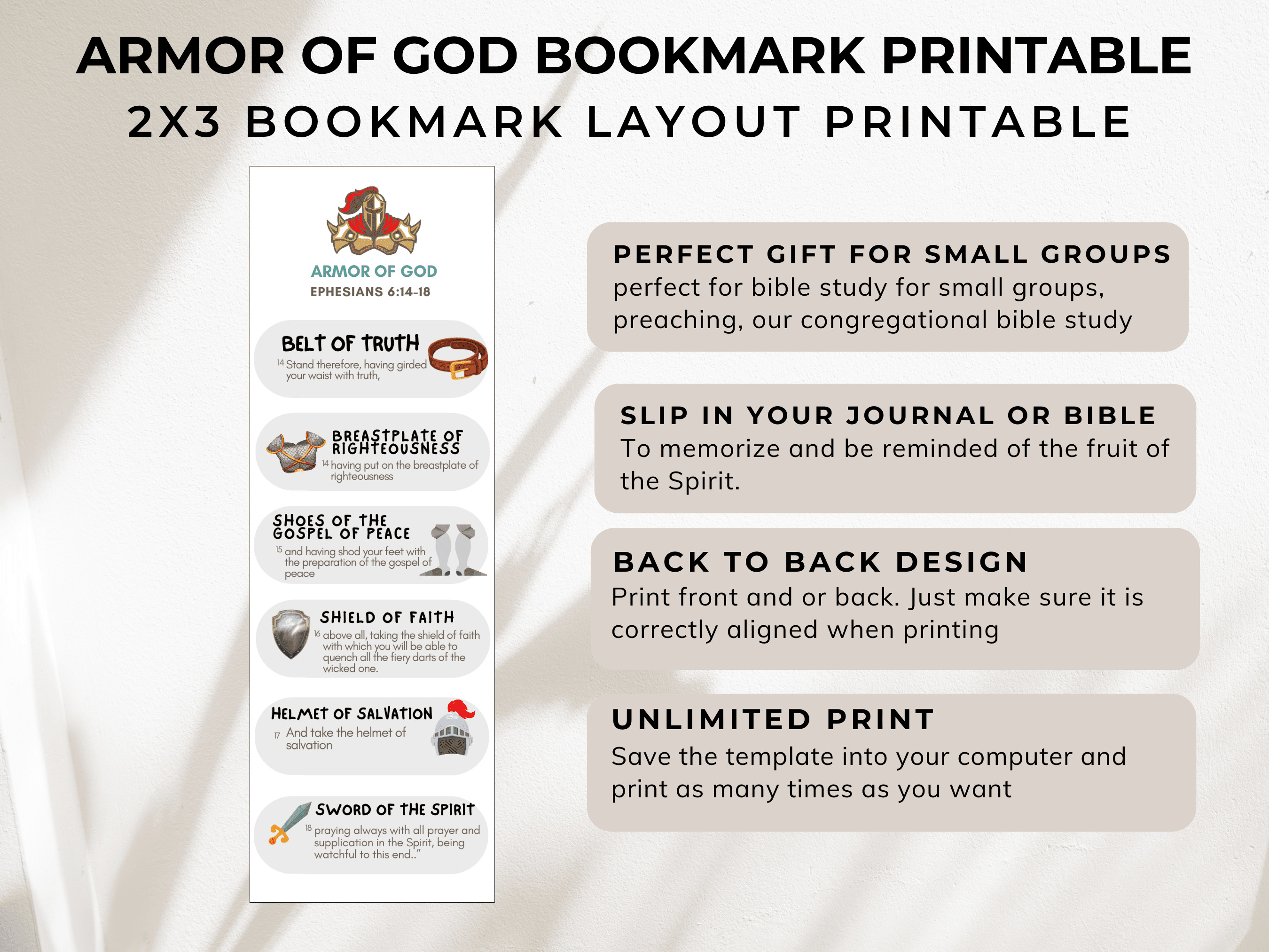 Armor Of God Paper Doll Lds