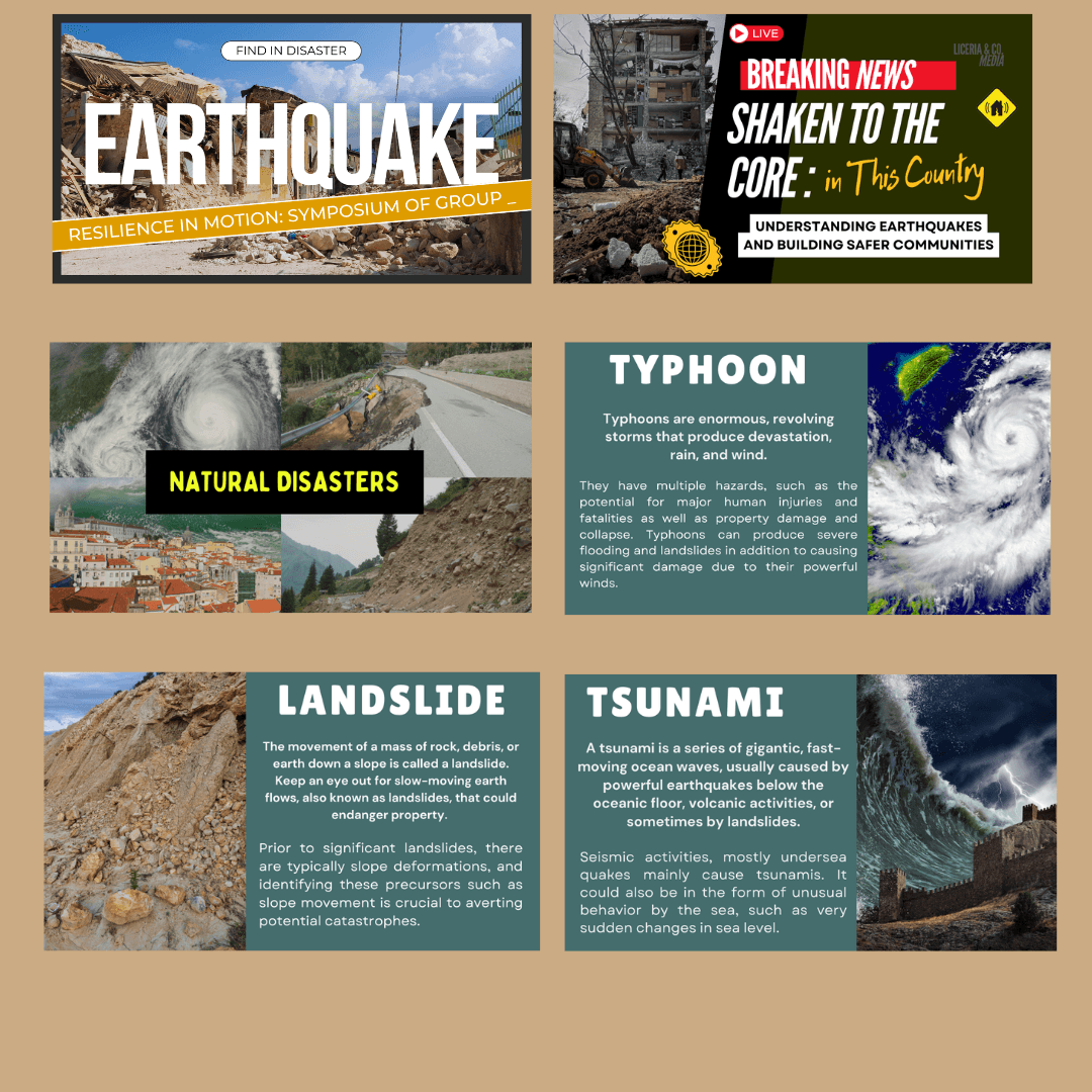 Earthquakes Presentation Ppt Earthquakes Natural Disasters Earthquakes
