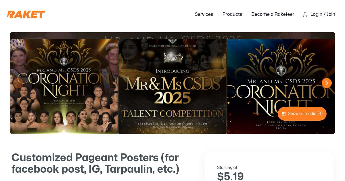 Customized Pageant Posters (for facebook post, IG, Tarpaulin, etc.) by ...