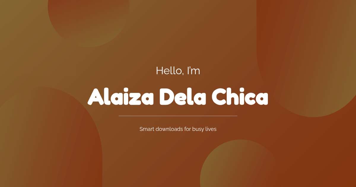 Alaiza Dela Chica