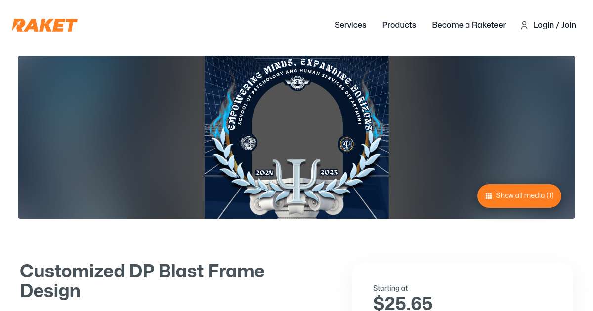 Customized DP Blast Frame Design by francisartificio - Raket.PH