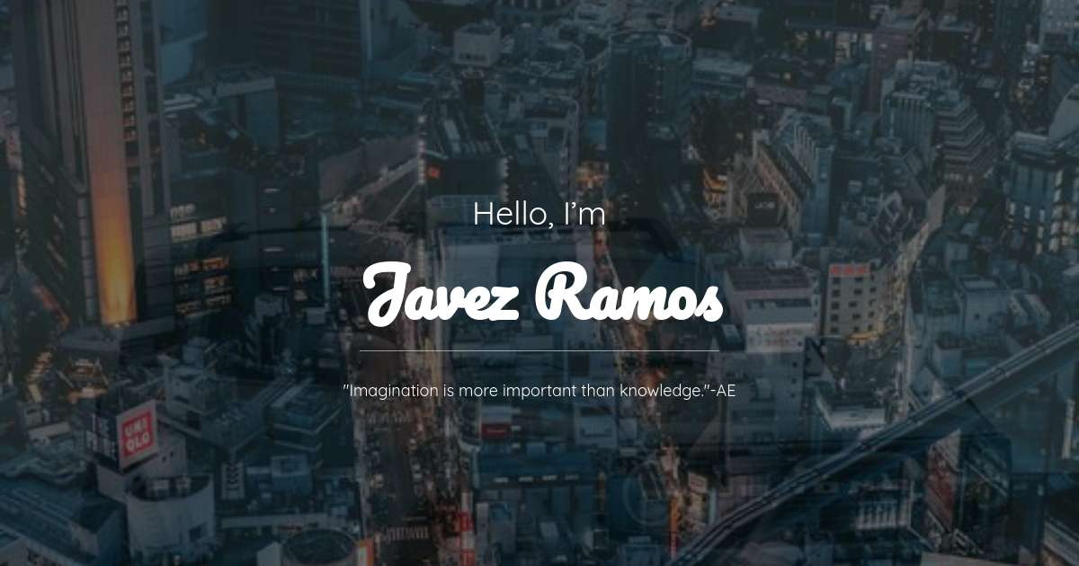 Javez Ramos