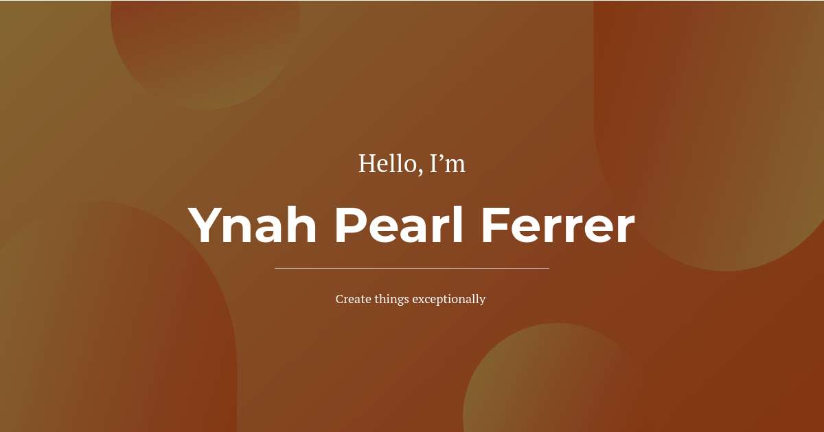 Ynah Pearl Ferrer