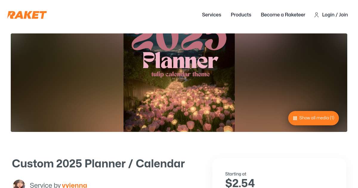 Custom 2025 Planner / Calendar by vyienna - Raket.PH