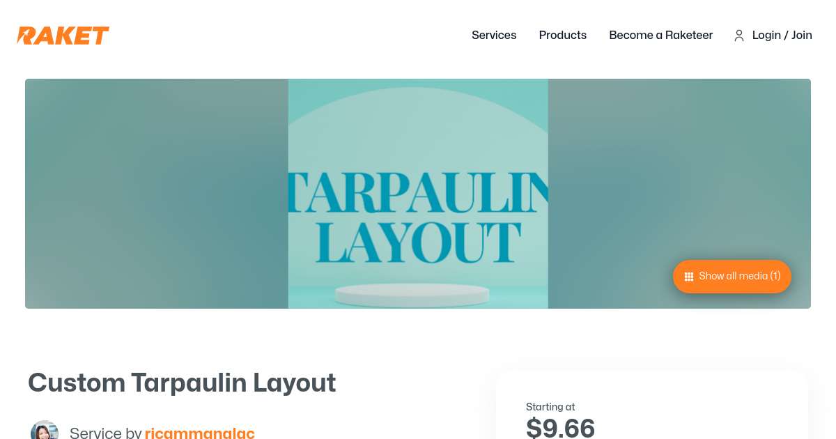 Custom Tarpaulin Layout by ricammanalac - Raket.PH