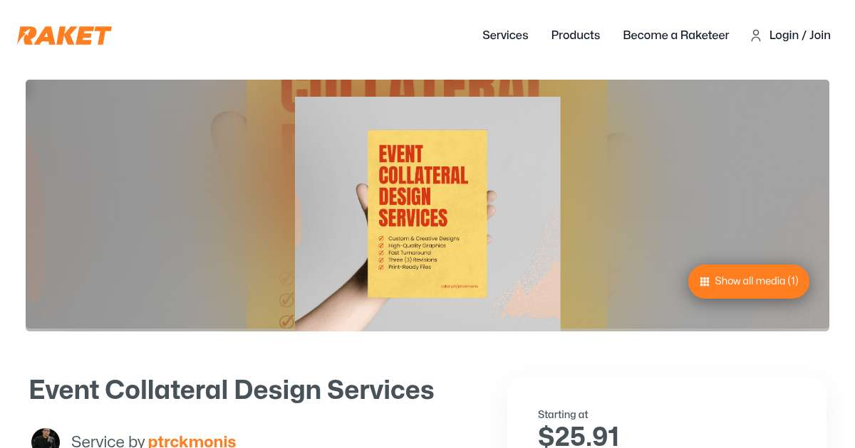 Event Collateral Design Services by ptrckmonis - Raket.PH