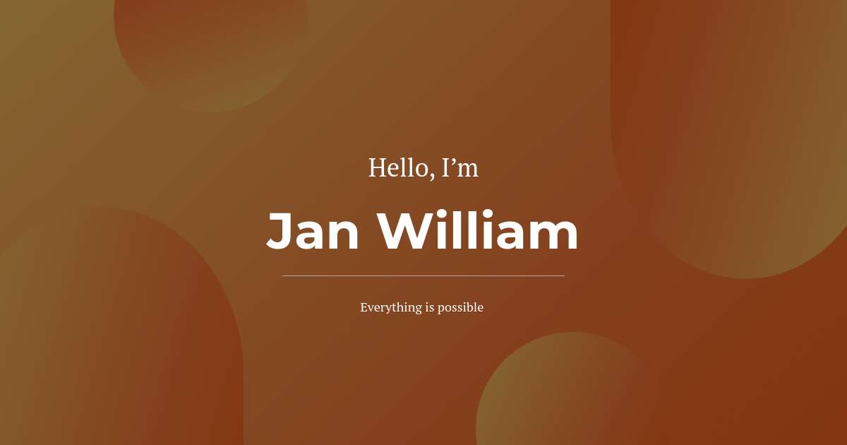 Jan William