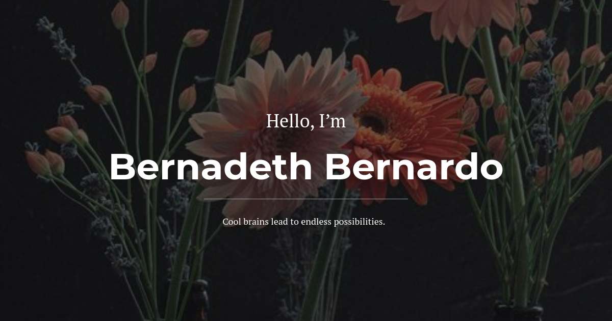 Bernadeth Bernardo