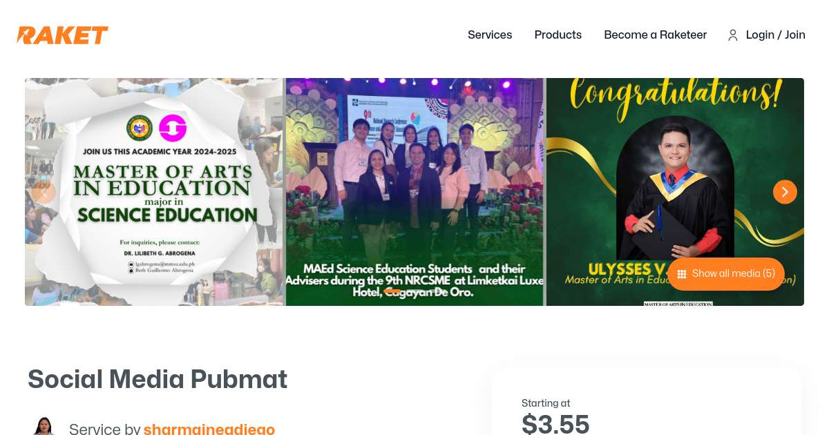 Social Media Pubmat by sharmaineadiego - Raket.PH