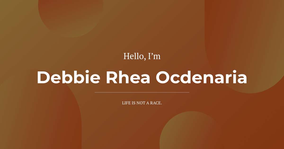 Debbie Rhea Ocdenaria