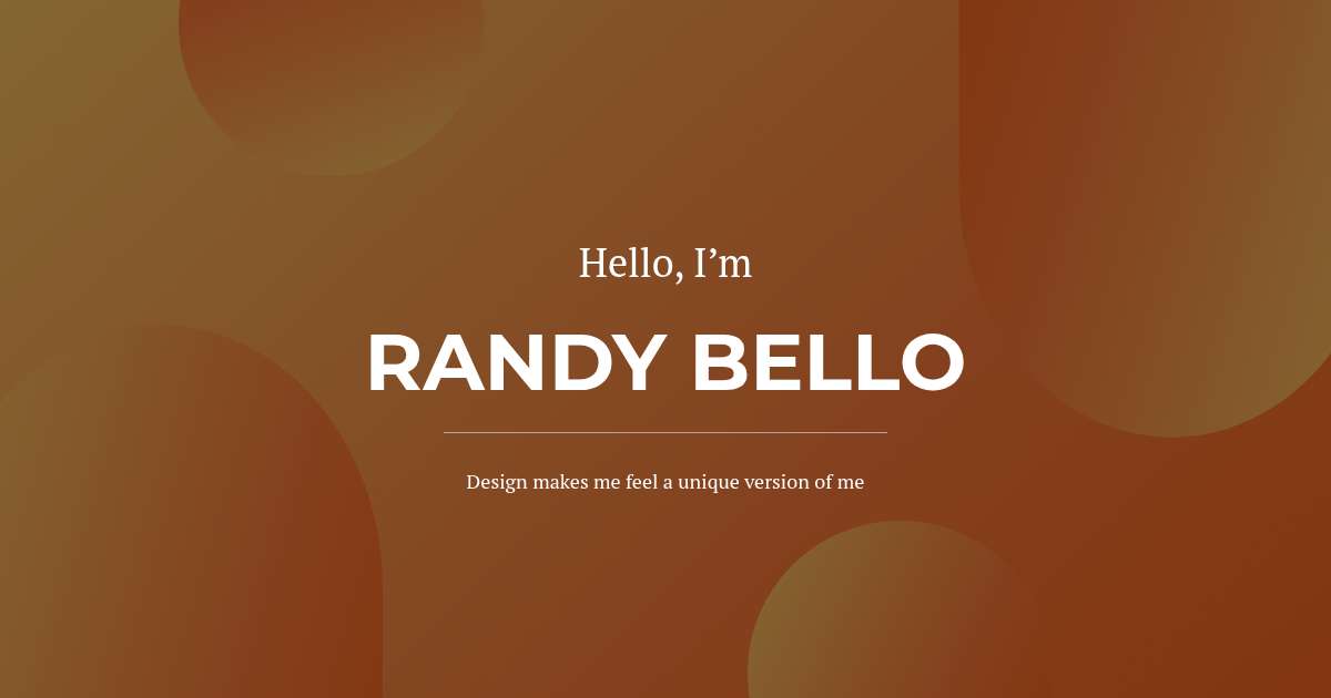 RANDY BELLO