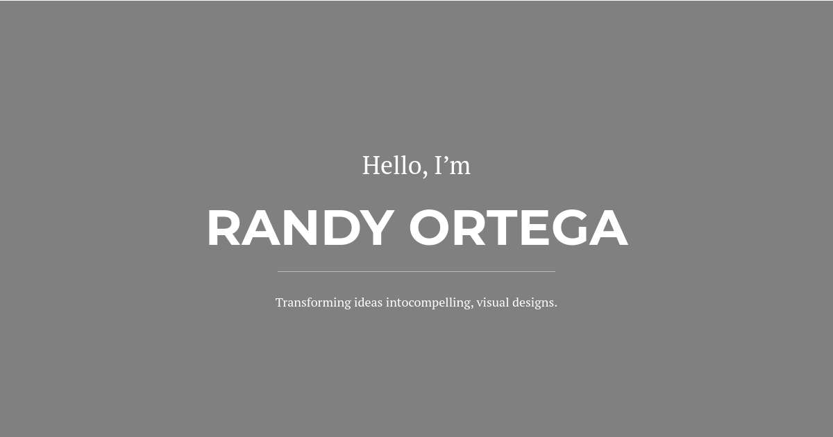 RANDY ORTEGA
