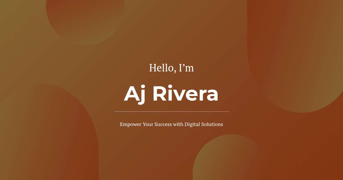 Aj Rivera
