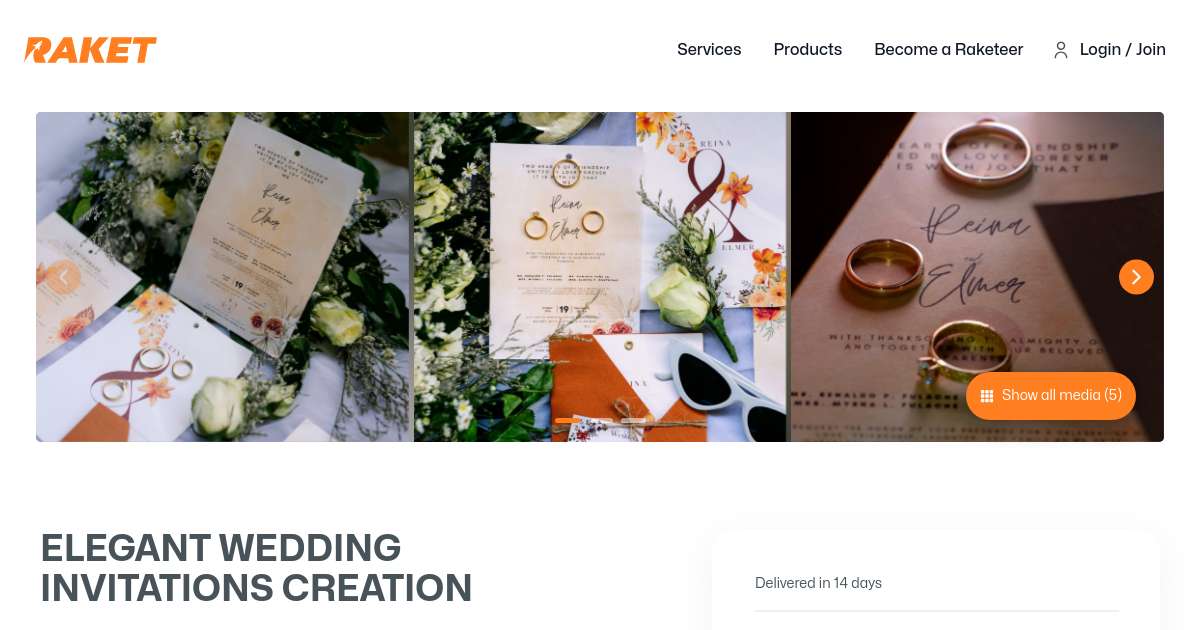 ELEGANT WEDDING INVITATIONS CREATION by marvinjl - Raket.PH