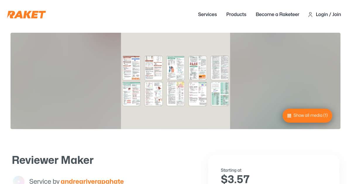 Reviewer Maker by andreariverapahate - Raket.PH