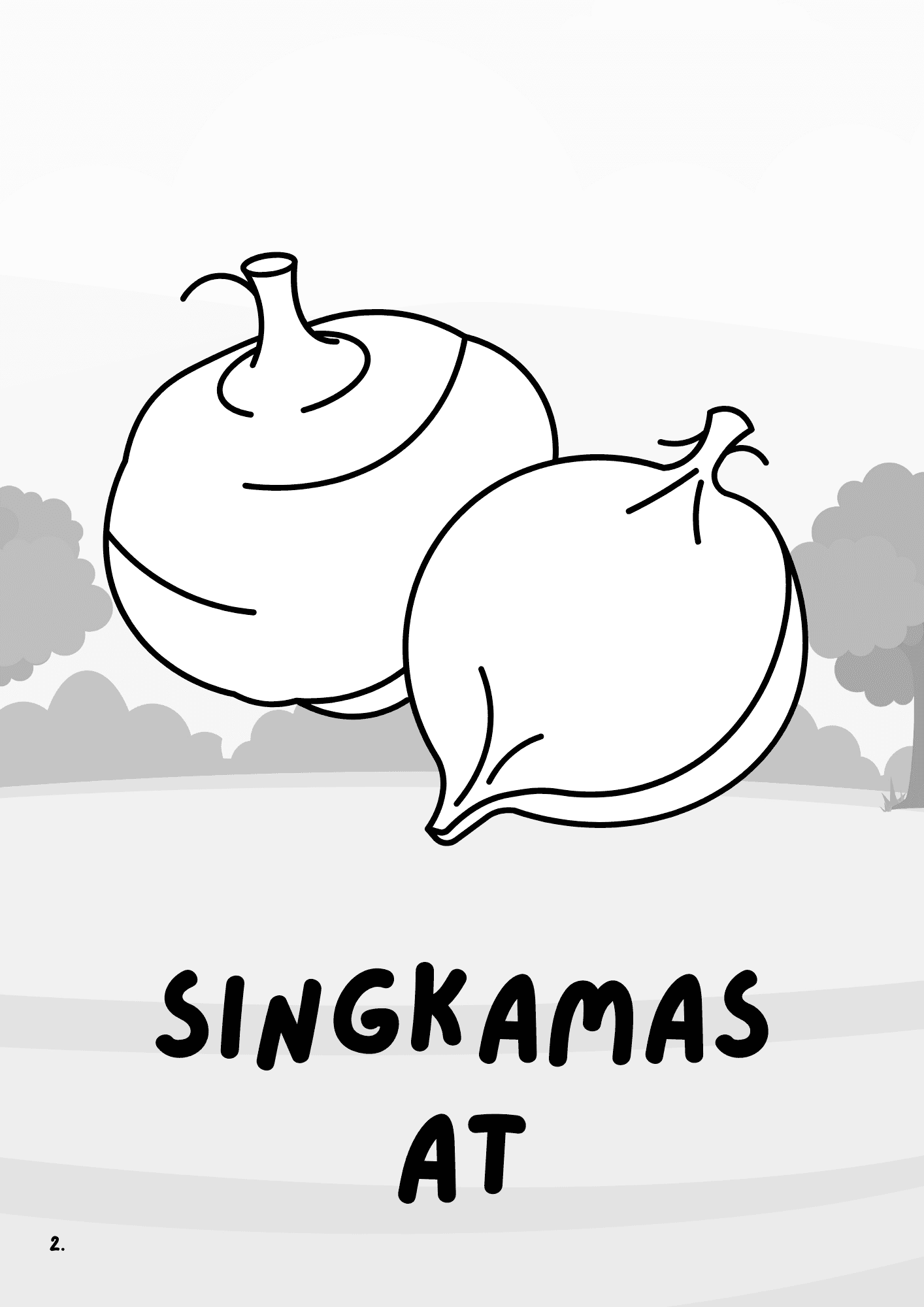 Bahay Kubo Vegetables Coloring Bahay Kubo Coloring Book By