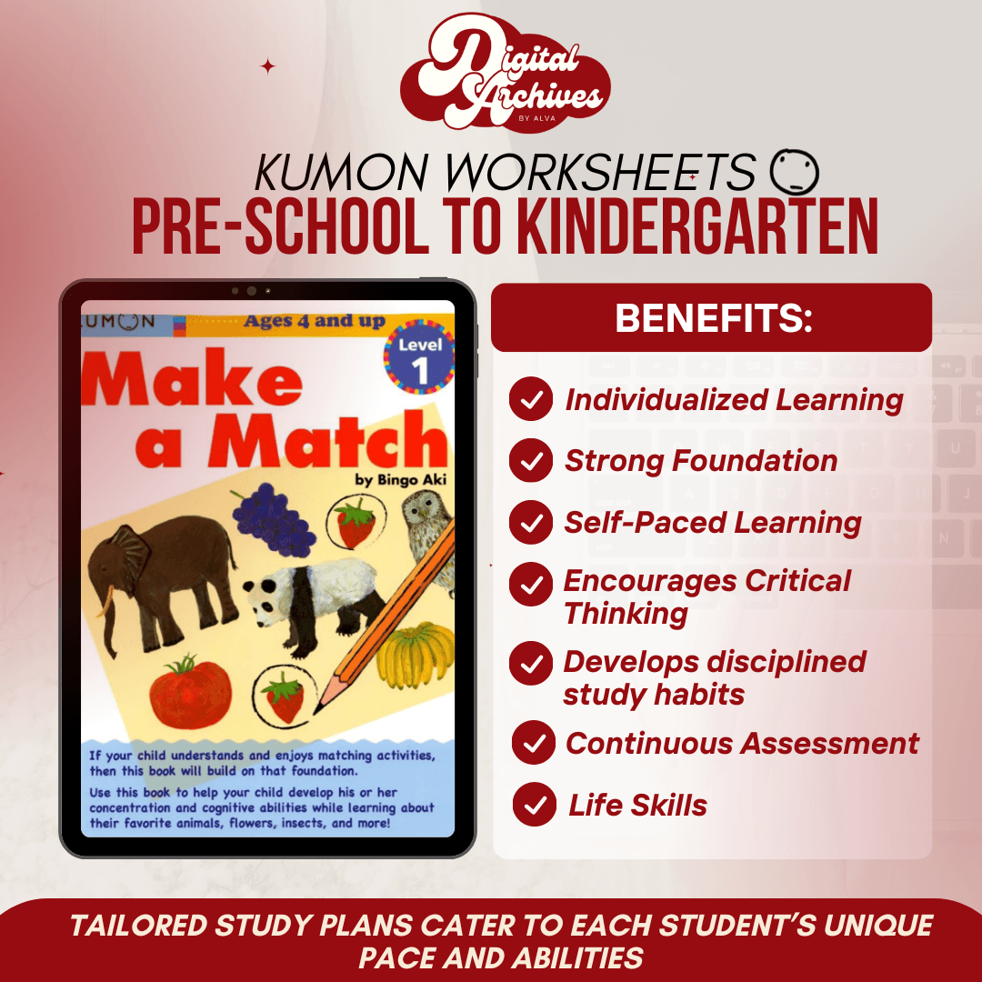 Kumon Preschool Worksheets