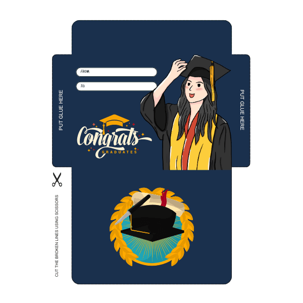 Graduation Envelope Template Graduation Invitations With Envelopes