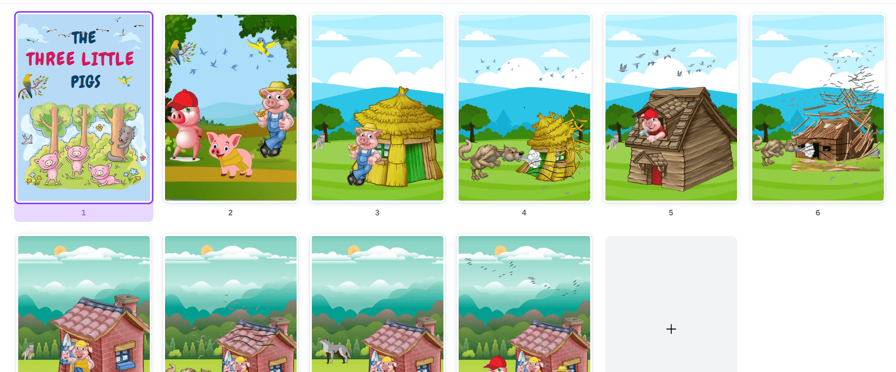 Three Little Pigs Printable Storybook First Edition