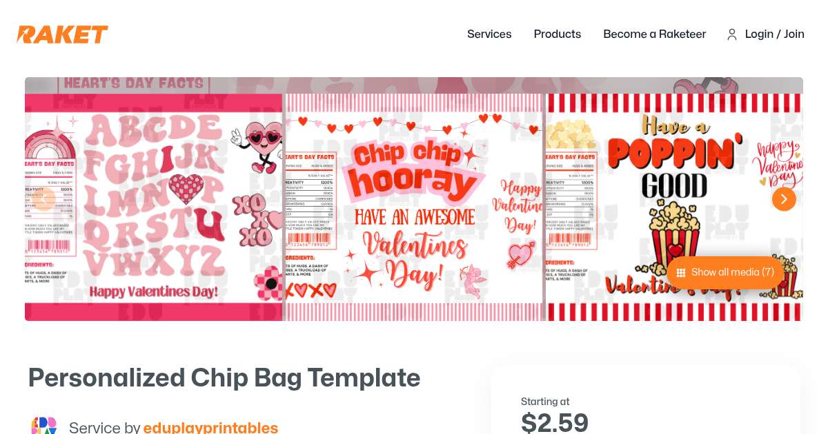 Personalized Chip Bag Template by eduplayprintables - Raket.PH