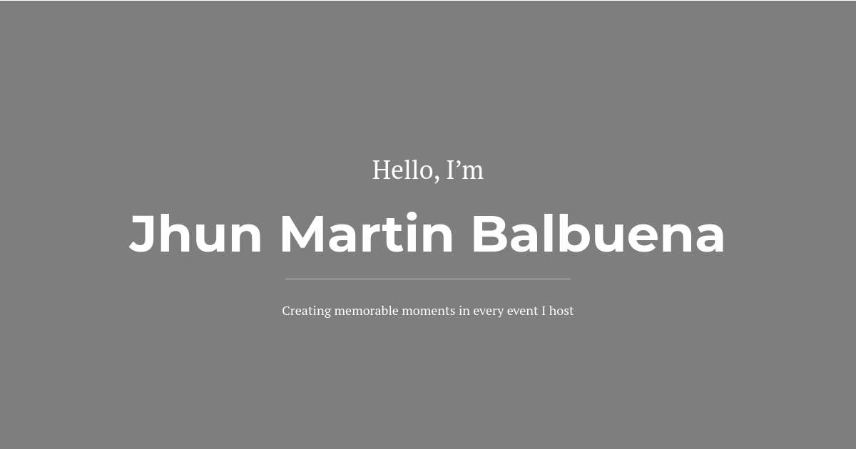 Jhun Martin Balbuena