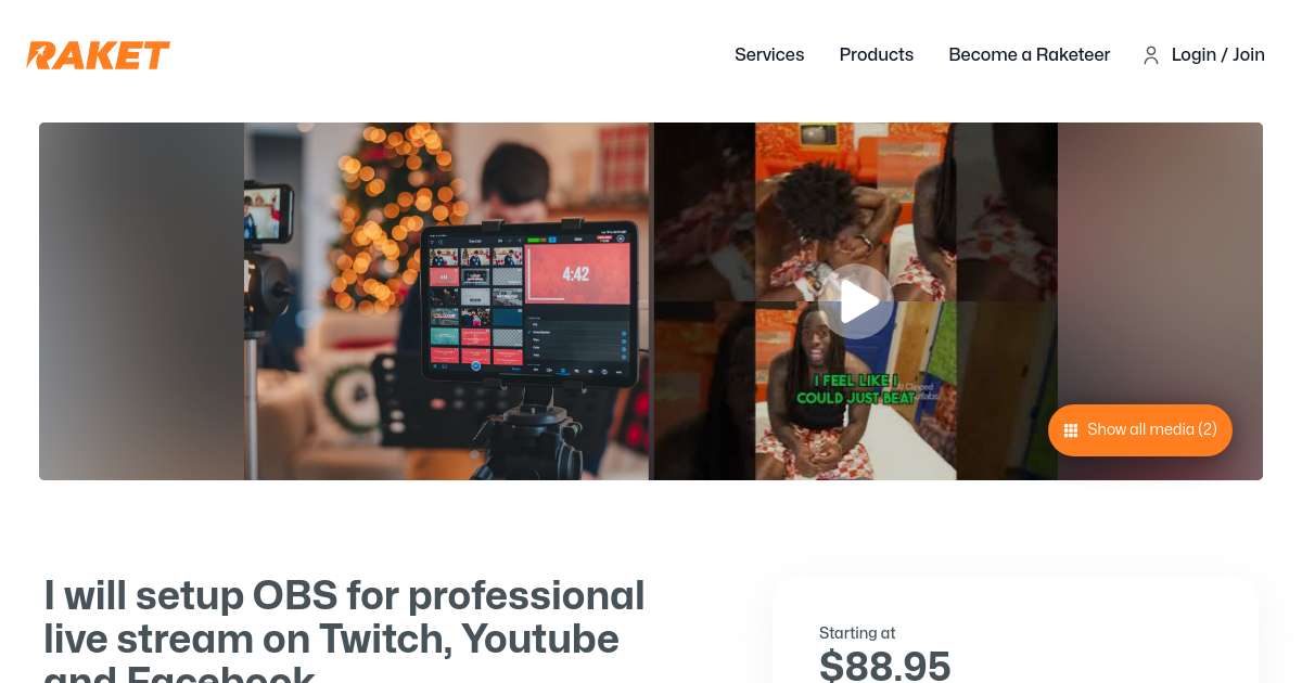 I Will Setup Obs For Professional Live Stream On Twitch And