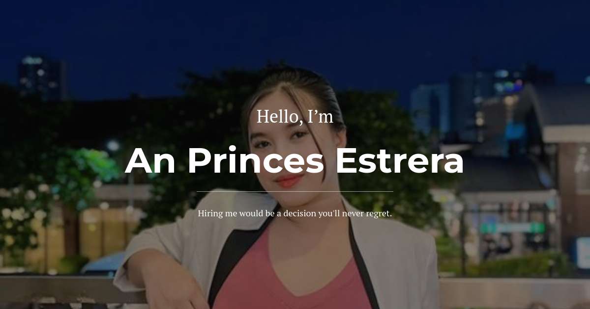 An Princes Estrera