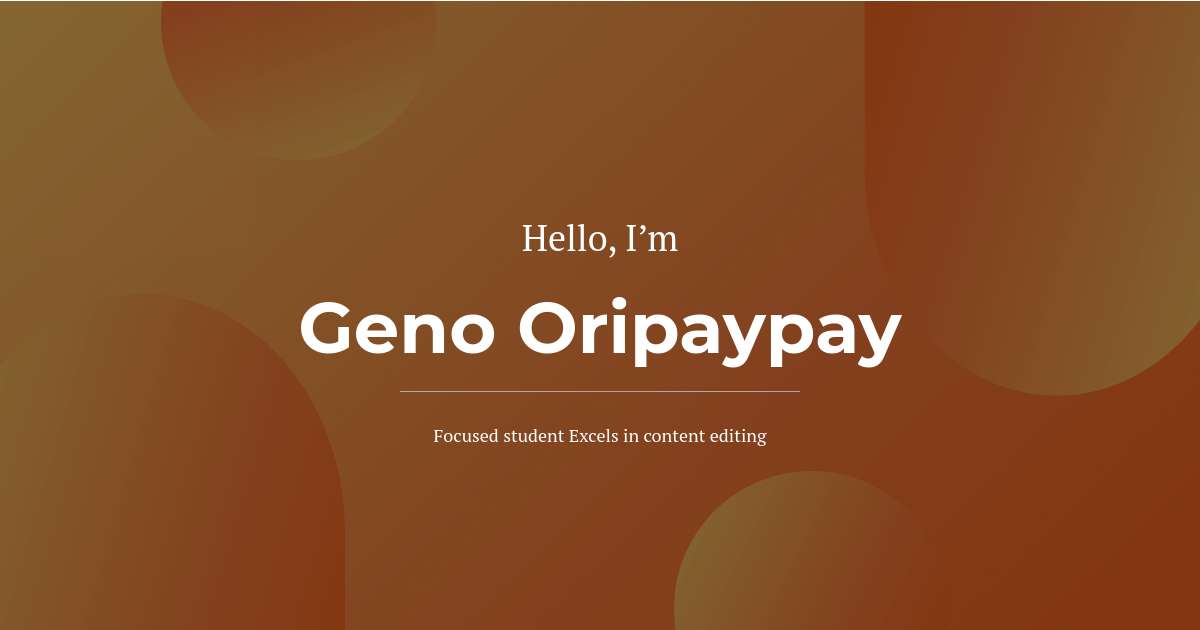 Geno Oripaypay
